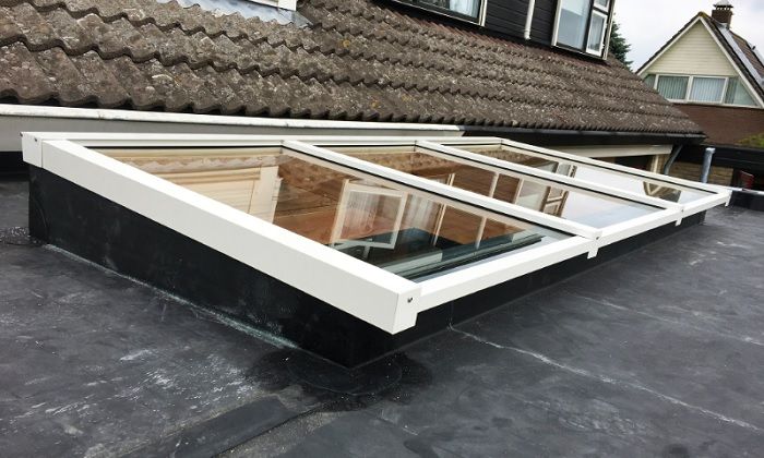 Lichtstraat Glas Douglas Lessenaars 2402Br x 1000mm Dp | Tuingemak