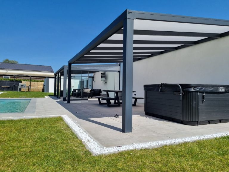 TG Veranda 4x4 Aluminium Incl Spotjes en Montage | Tuingemak